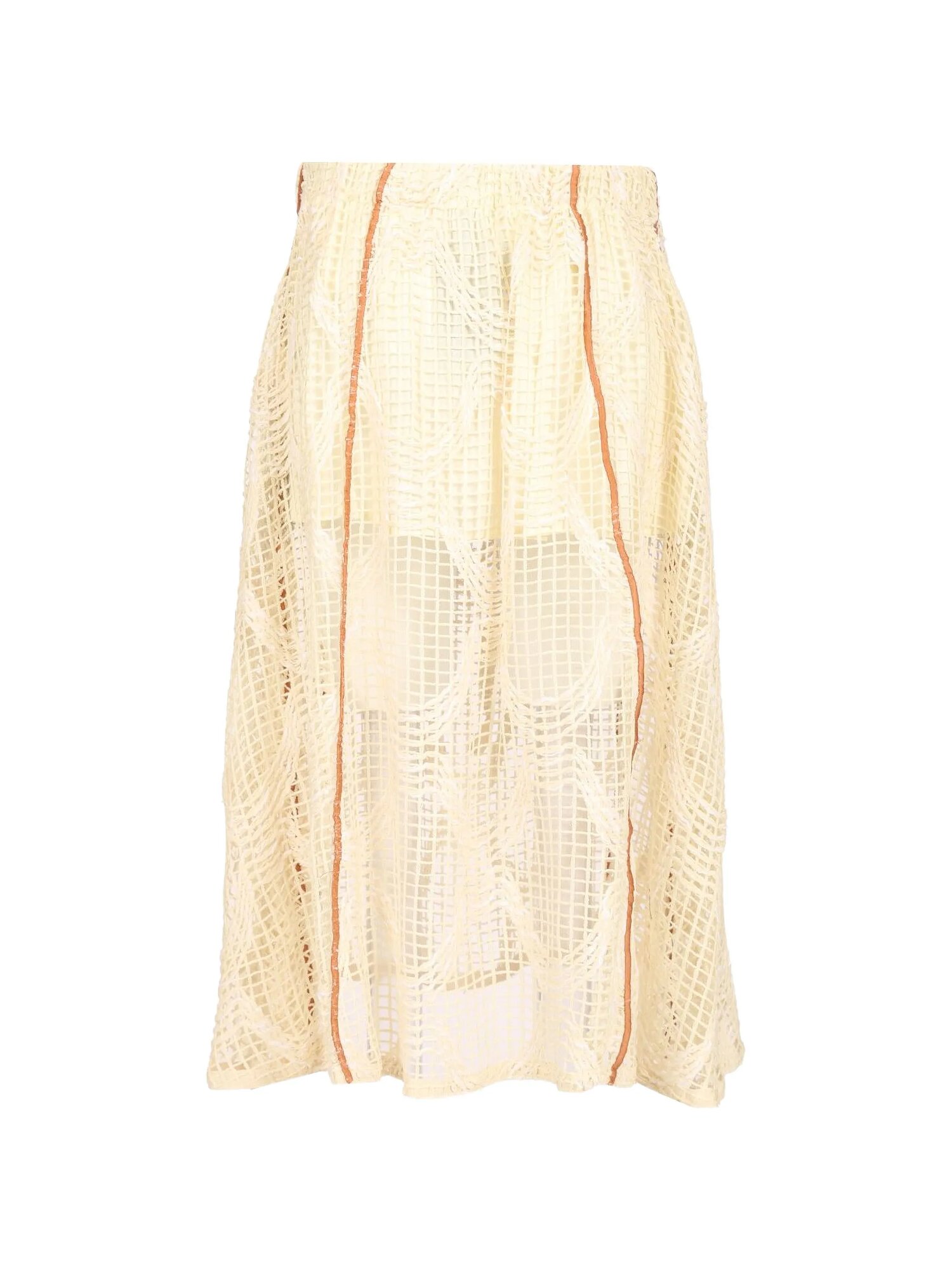Юбка DURAZZI MILANO Net drawstring midi skirt, размер 40, разноцветный — фото 1