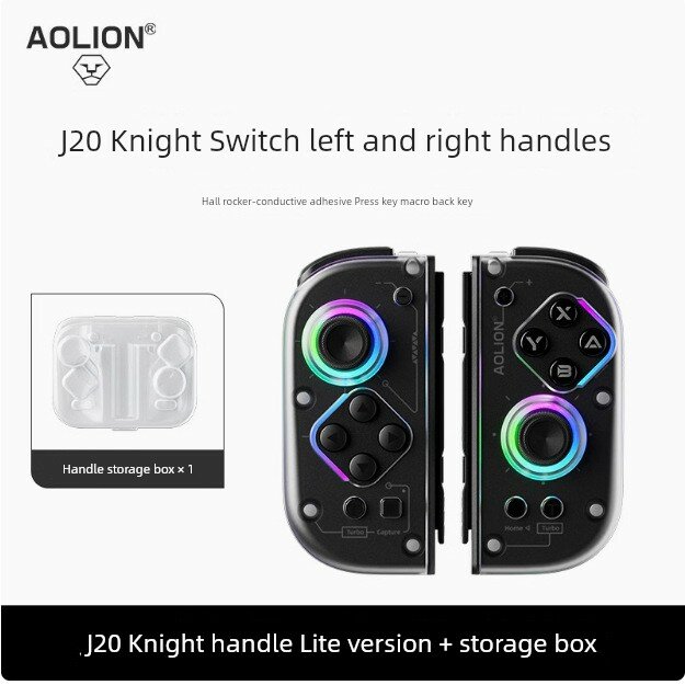 Беспроводной игровой контроллер Aojia Shi J20 Knight с джойстиком на датчиках Холла, механическими кнопками и