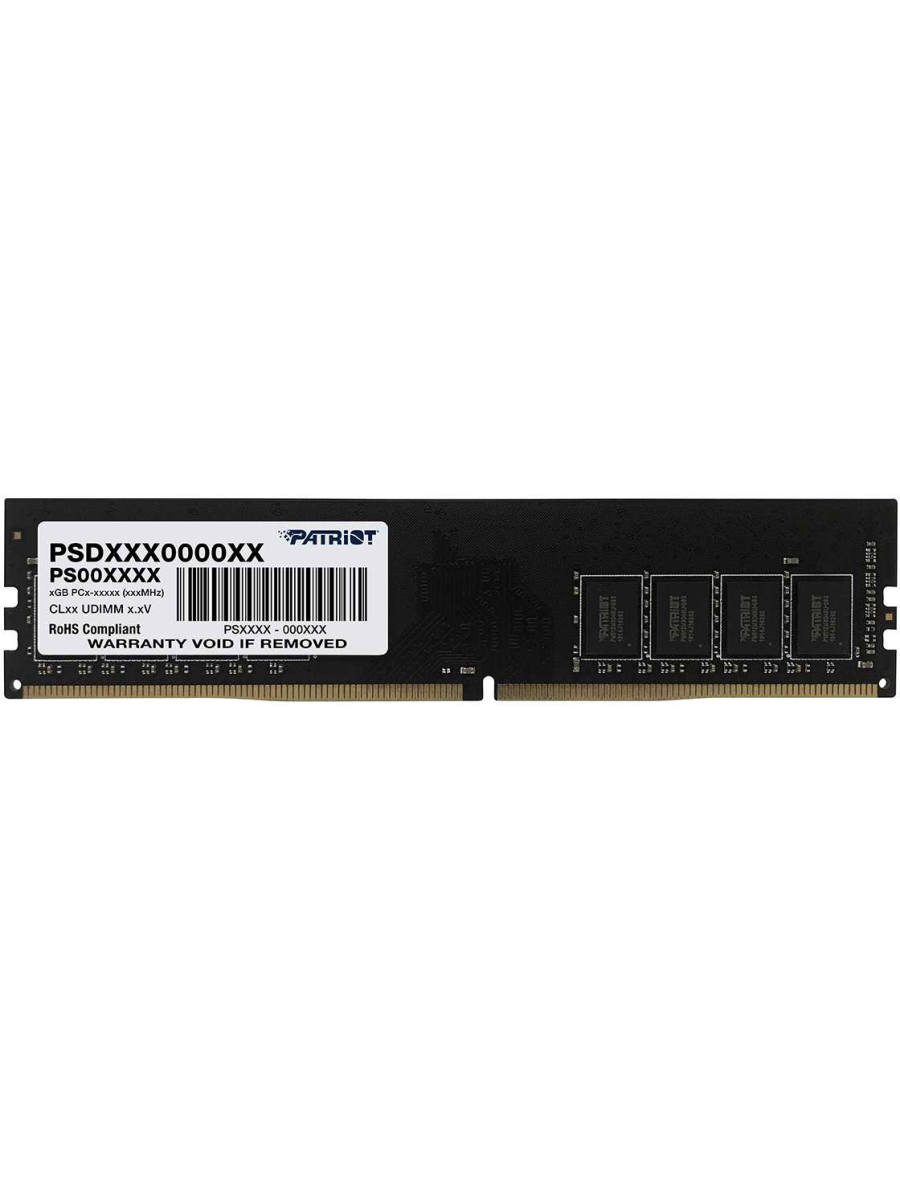 Память DDR4 16GB 3200MHz Patriot PSD416G32002 Signature RTL PC4-25600 CL22 DIMM 288-pin 1.2В single rank RTL