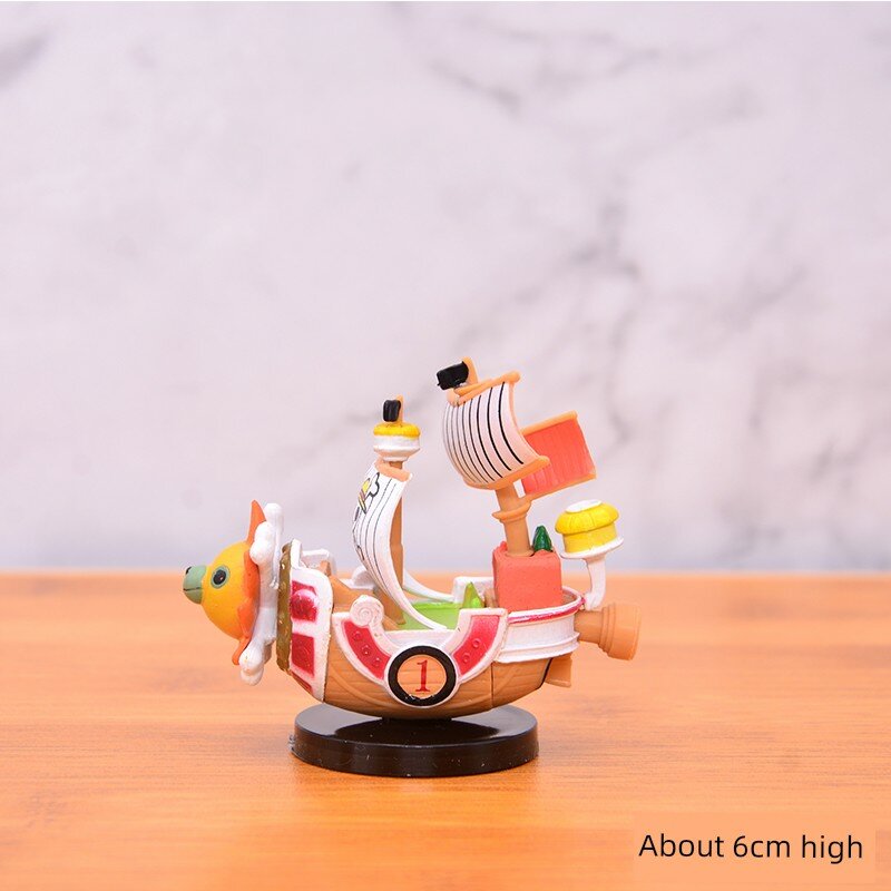 Фигурка Луффи из One Piece, Thousand Sunny, Merry, модель-украшение, подарок на День защиты детей, сувенир Ванли