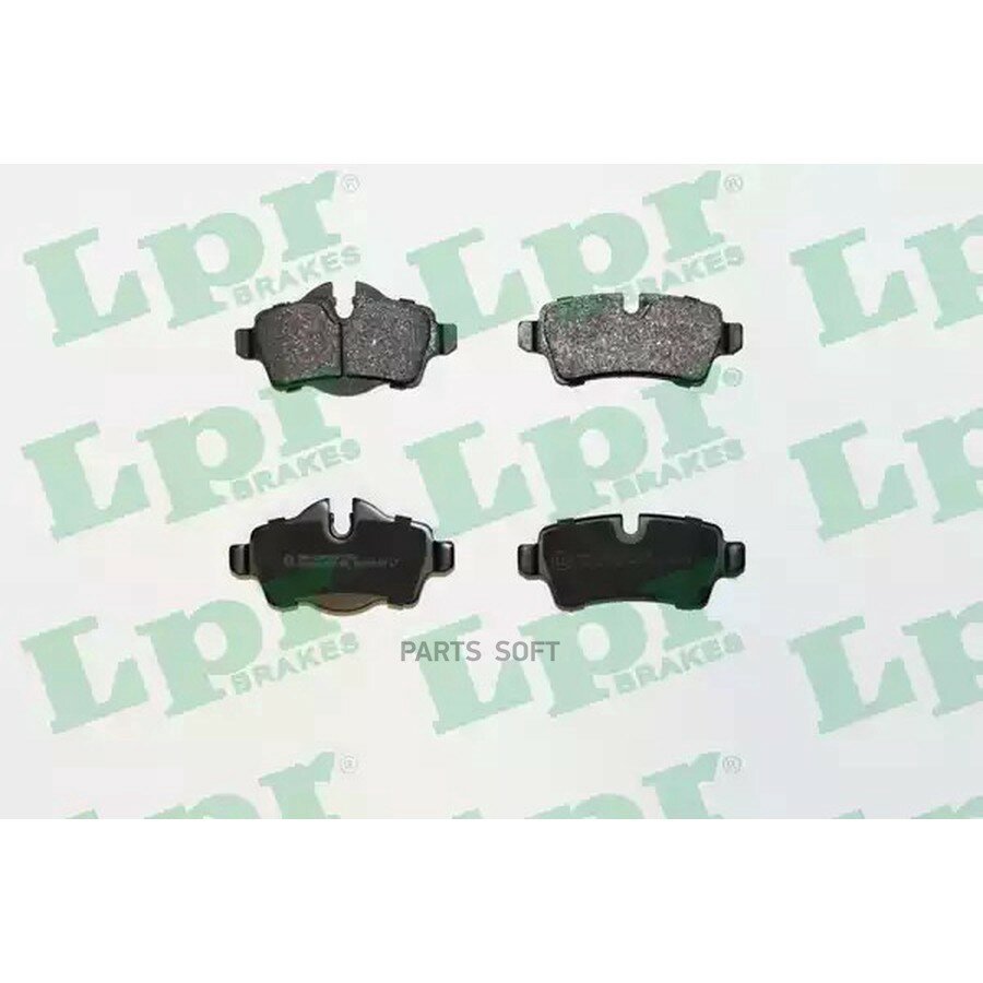 Колодки тормозные MINI COOPER 06-/ONE/CLUBMAN 07- задние LPR 05P1481