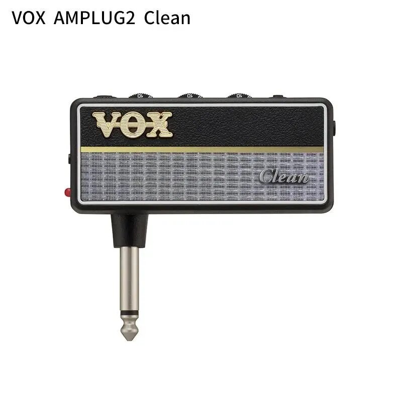 VOX AMPLUG 2 Clean Портативный мини-усилитель для наушников, гитары/бас-гитары, аксессуары для гитары I
