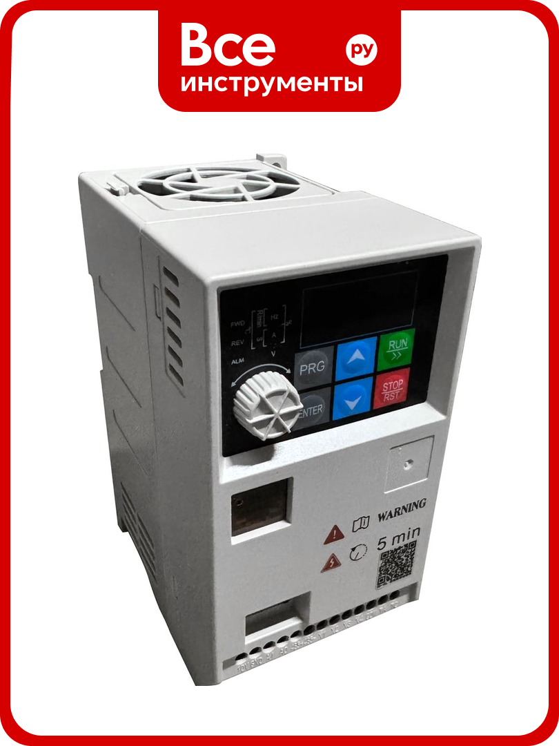 Частотный преобразователь BVM B100-BT5.5KW переменный ток, интерфейс RS‑485, частотный