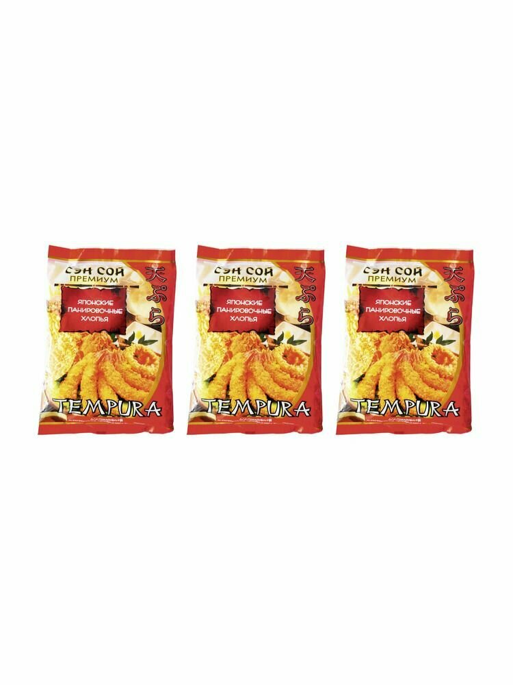 Sen Soy Хлопья панировочные Tempura, 100 г, 3 шт