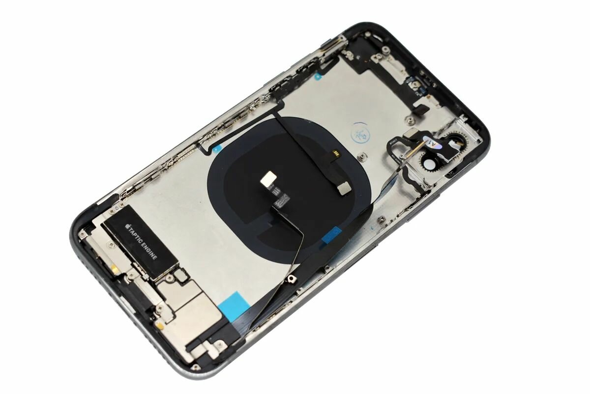 Корпус корпуса для iPhone X черная AAA