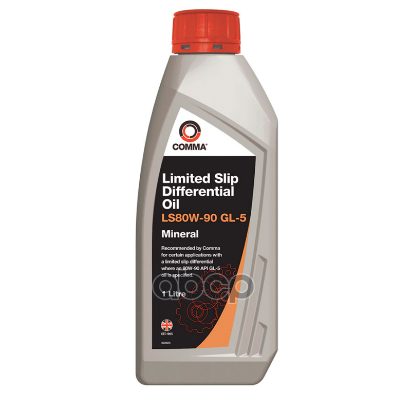 Масло трансмиссионное "Gear Oil Limited Slip 80W-90", 1л COMMA арт. LS80W901L