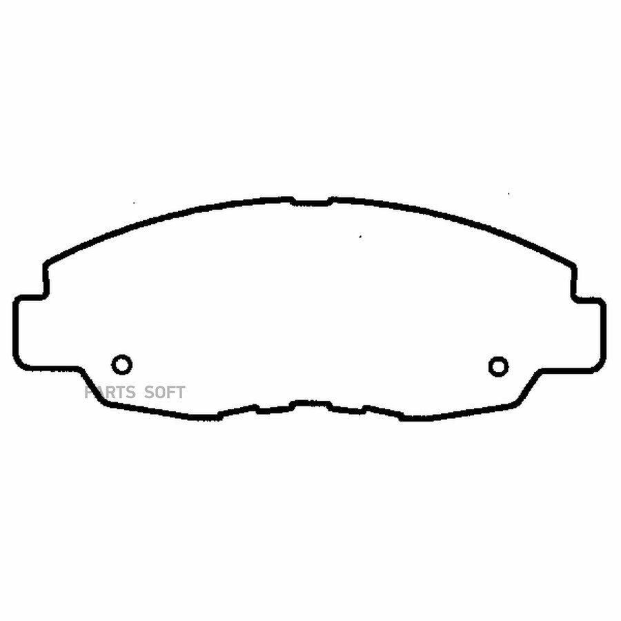 Колодки тормозные перед HONDA CIVIC VII (FD_FK_. FN_) ACCORD от официального дистрибьютора, FRICTION MASTER, артикул ELT465