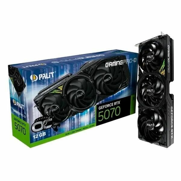 Видеокарта Palit GeForce RTX 5070 12GB GamingPro S OC