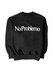 Толстовка NoProblemo Logo-print sweatshirt, размер L, , black/black
