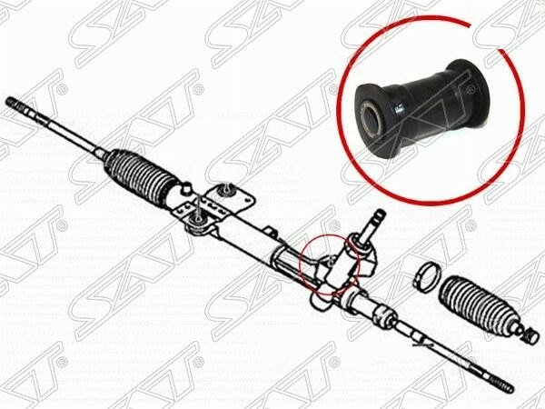 Сайлентблок SAT ST-4410A026 рулевой рейки Mitsubishi Lancer 07-17, Outlander 05-12