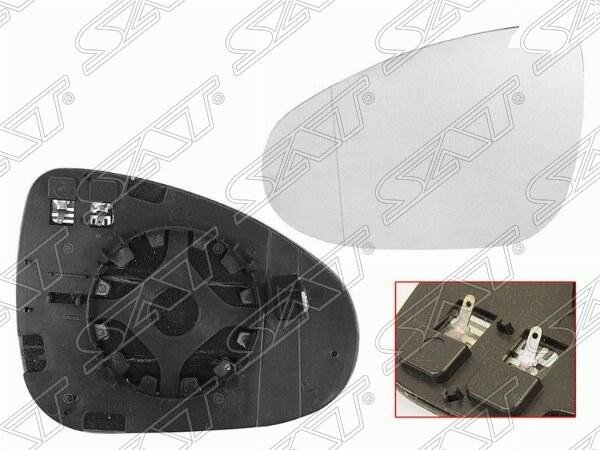 Полотно зеркала SAT ST-VW62-940G-2 Volkswagen Touareg 10-18 Левое Обогрев