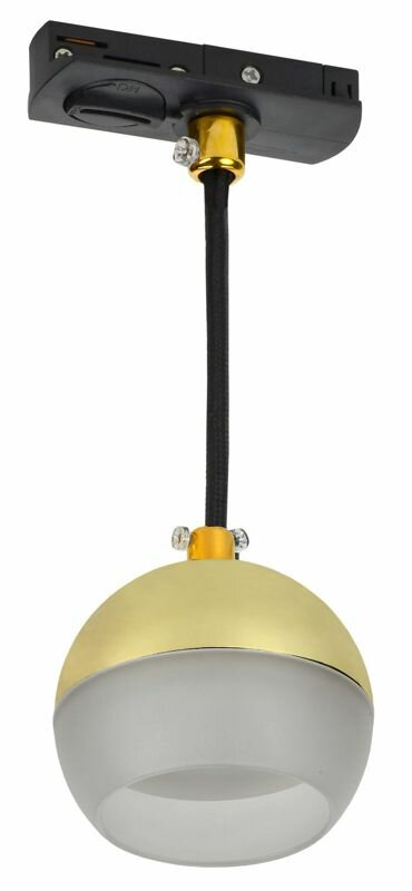 Светильник 4119 декоративный трековый подвесной GX53 золото IEK LT-UCB0-4119-GX53-1-K22