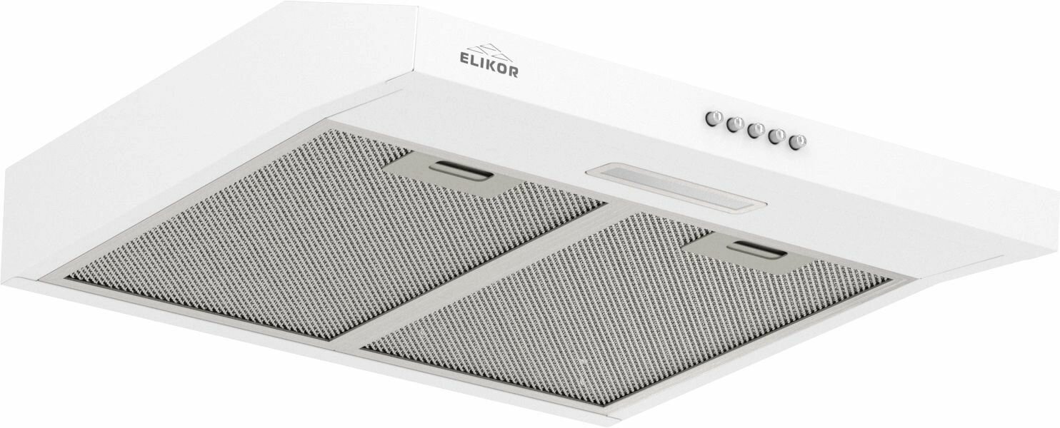 Вытяжка козырьковая Elikor Eco ONE 50 WH белый управление: кнопочное 298166