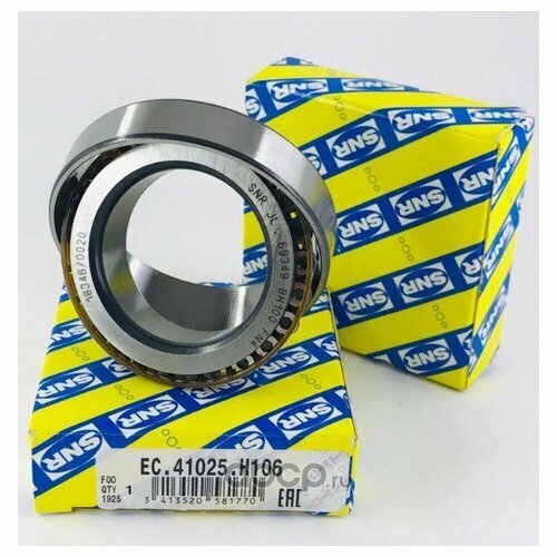 Подшипник кононический КПП SNR арт. ec41025h106