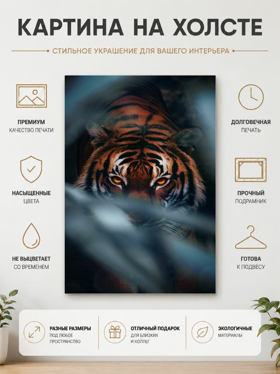Картина на холсте Интерьерный сюжет 40x60 см