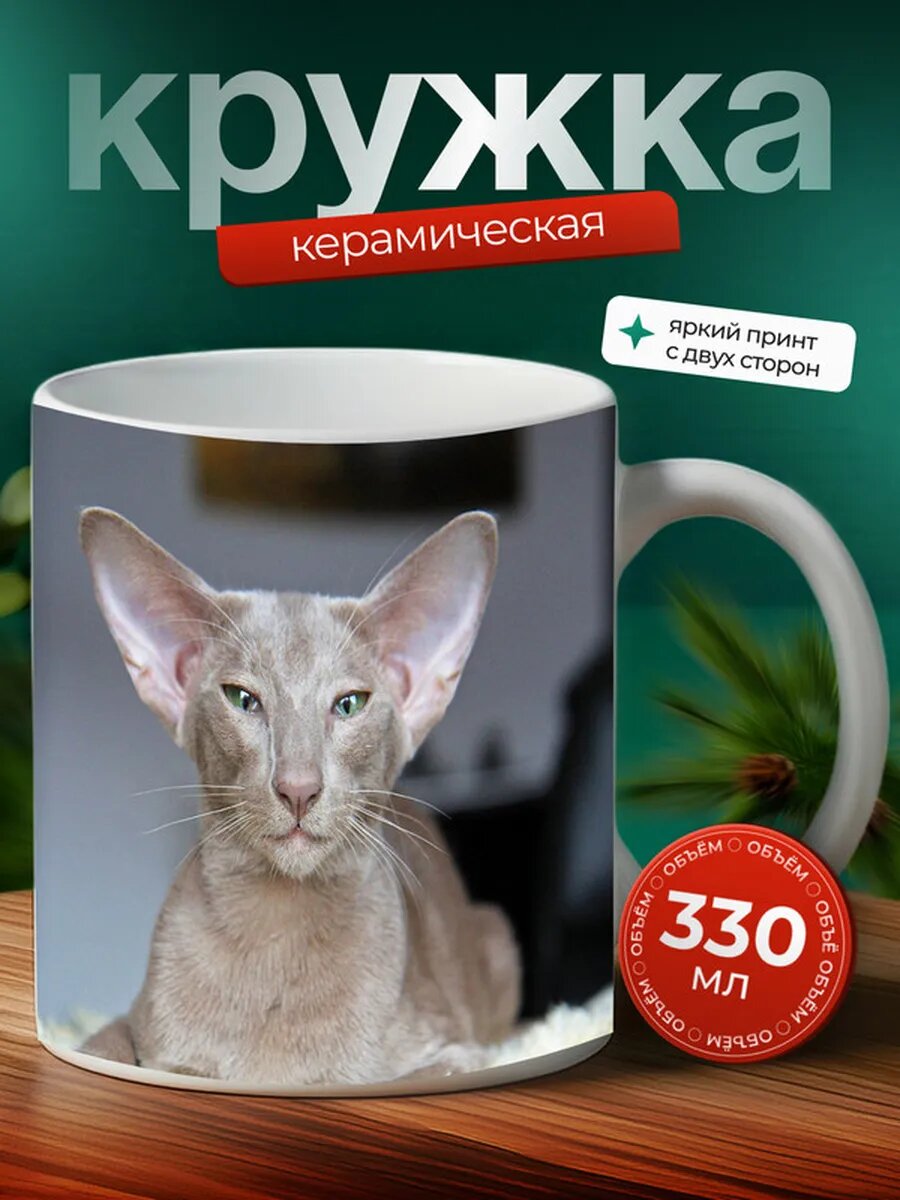 Кружка Австралийская дымчатая кошка 32,