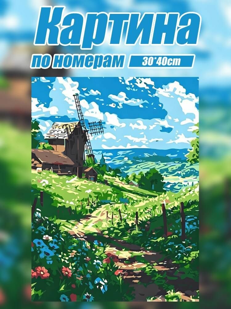 Цифровая живопись по номерам/ручная раскраска/целебная/красивое украшение для гостиной