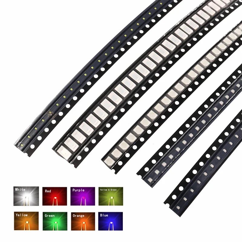 Светодиоды SMD 5730-Green, 100 шт.