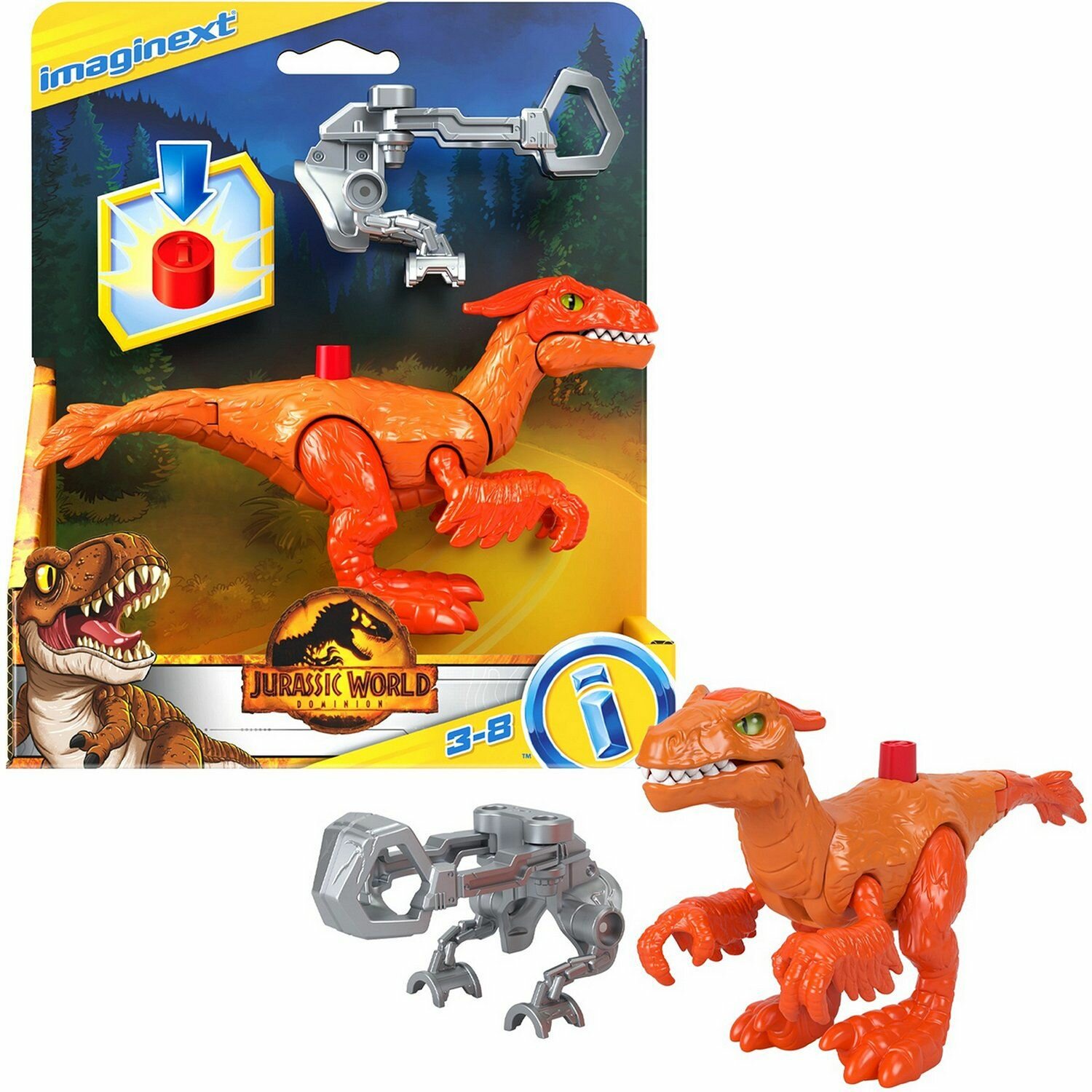 Фигурка IMAGINEXT Jurassic World Пирораптор Pyroraptor GVV94