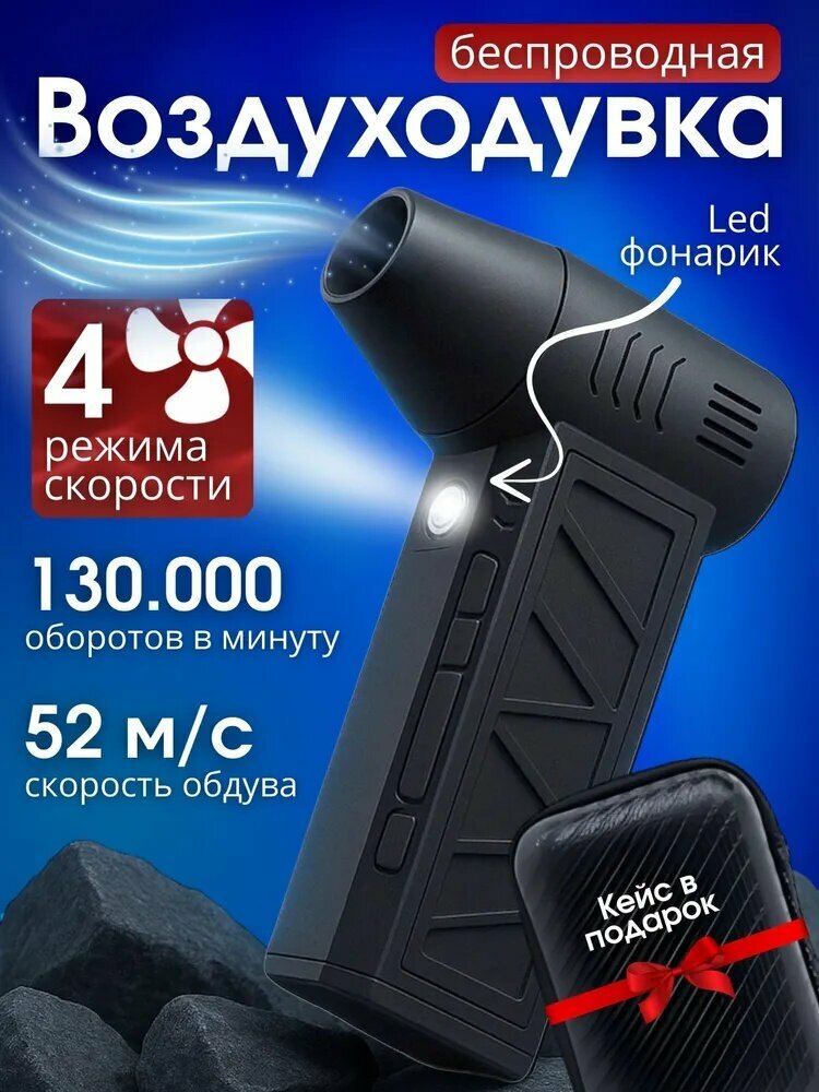 Воздуходувка аккумуляторная - для ПК, авто, мангала