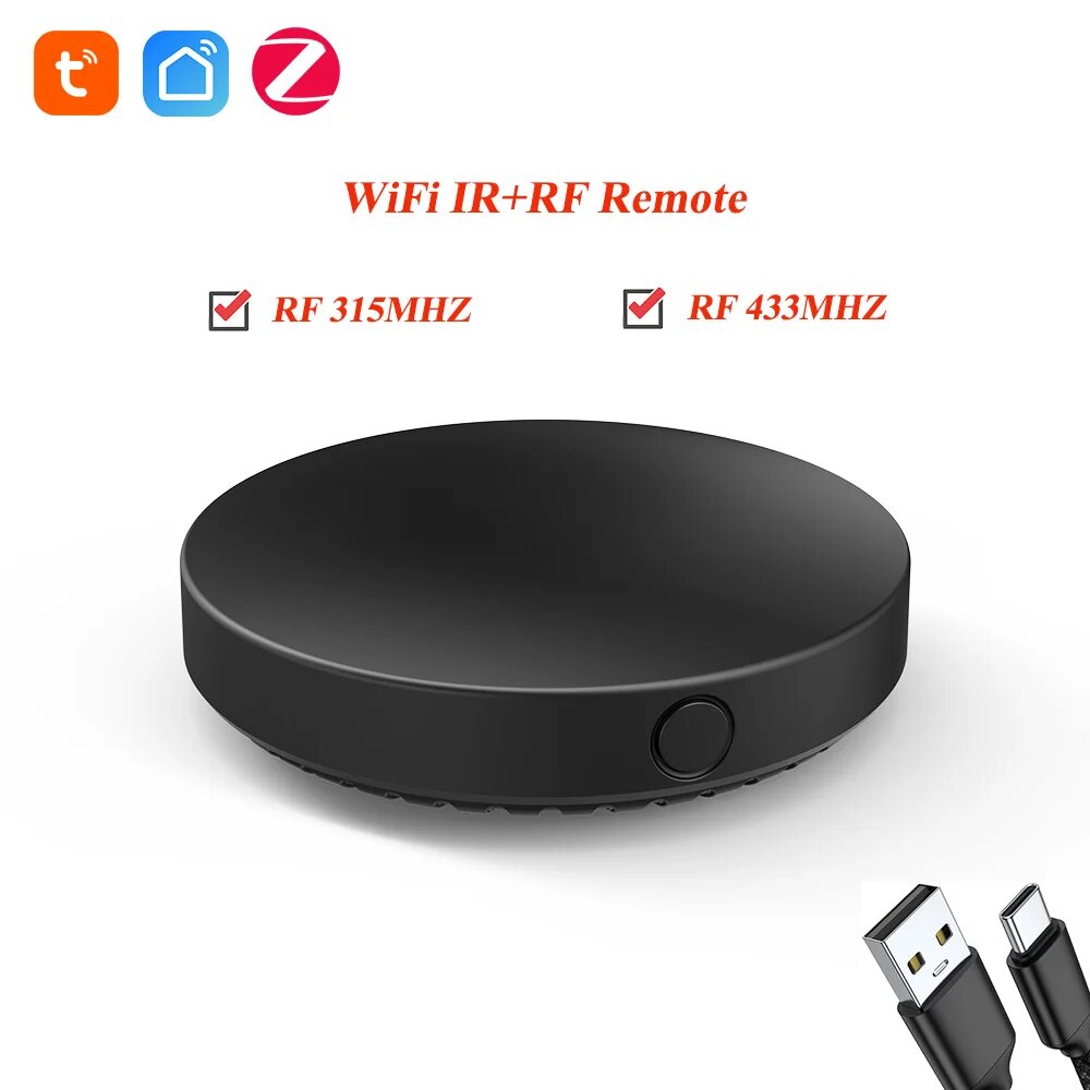 Tuya WiFi IR&RF Blaster для домашней автоматизации, телевизора, штор, дистанционного управления шторами, интеллектуального контроллера переменного тока, голосового управления, работает с Alexa, Google