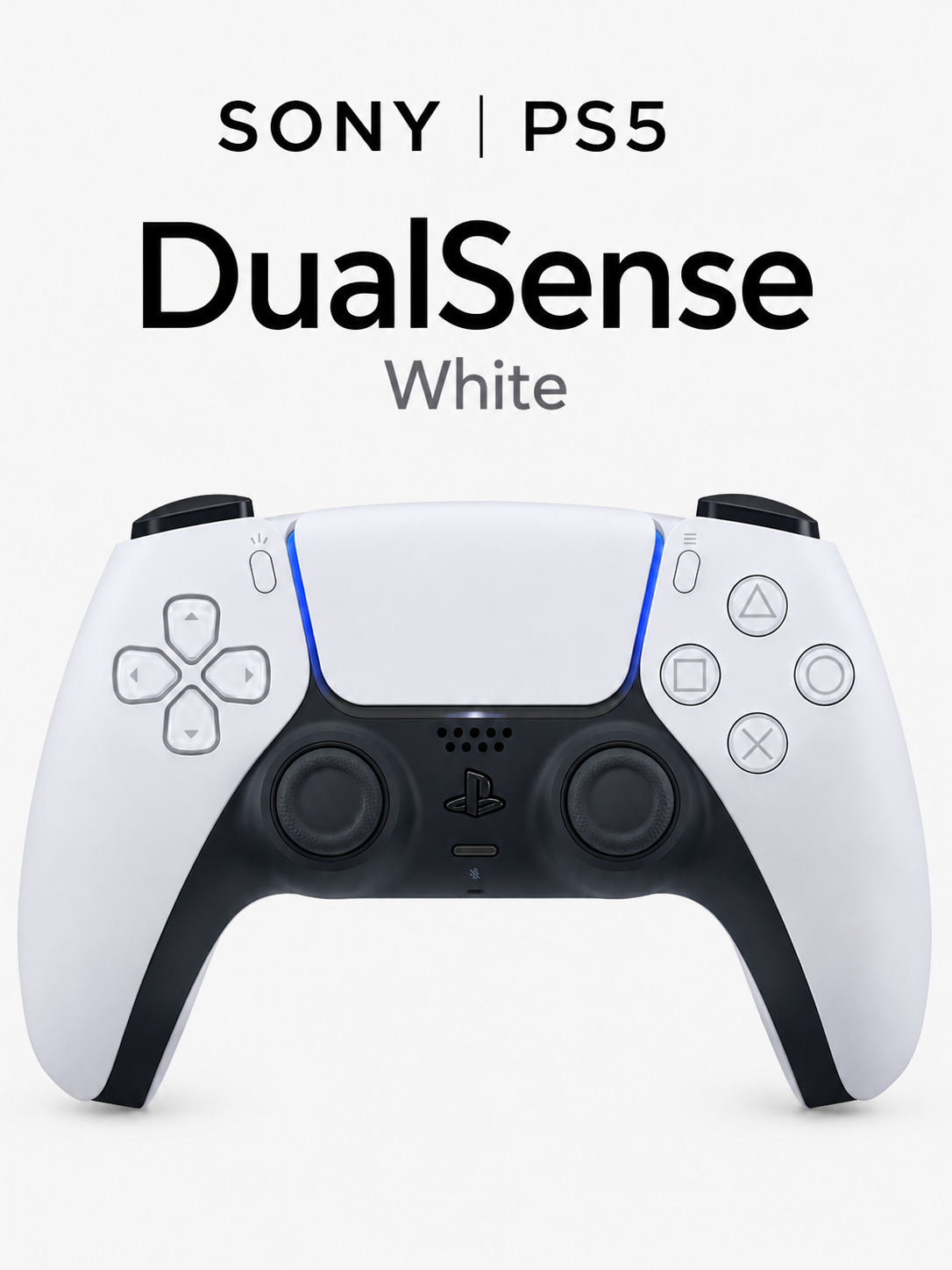 Геймпад Беспроводной Sony DualSense (PS5), White | Белый
