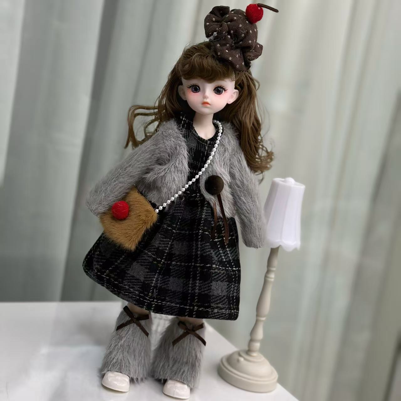 Набор платья-лолита 30 см для шариковых кукол с обувью и очками, полная коллекция кукол для девочек