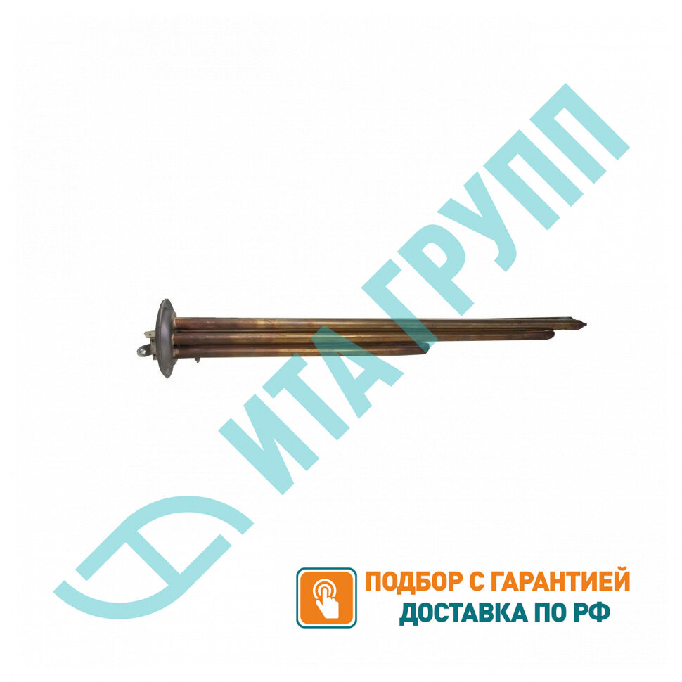 ТЭН 2500Вт (1000Вт/1500Вт) RF для водонагревателя Ariston SHT, SHUTTLE, Regent, под анод М4, 3401460
