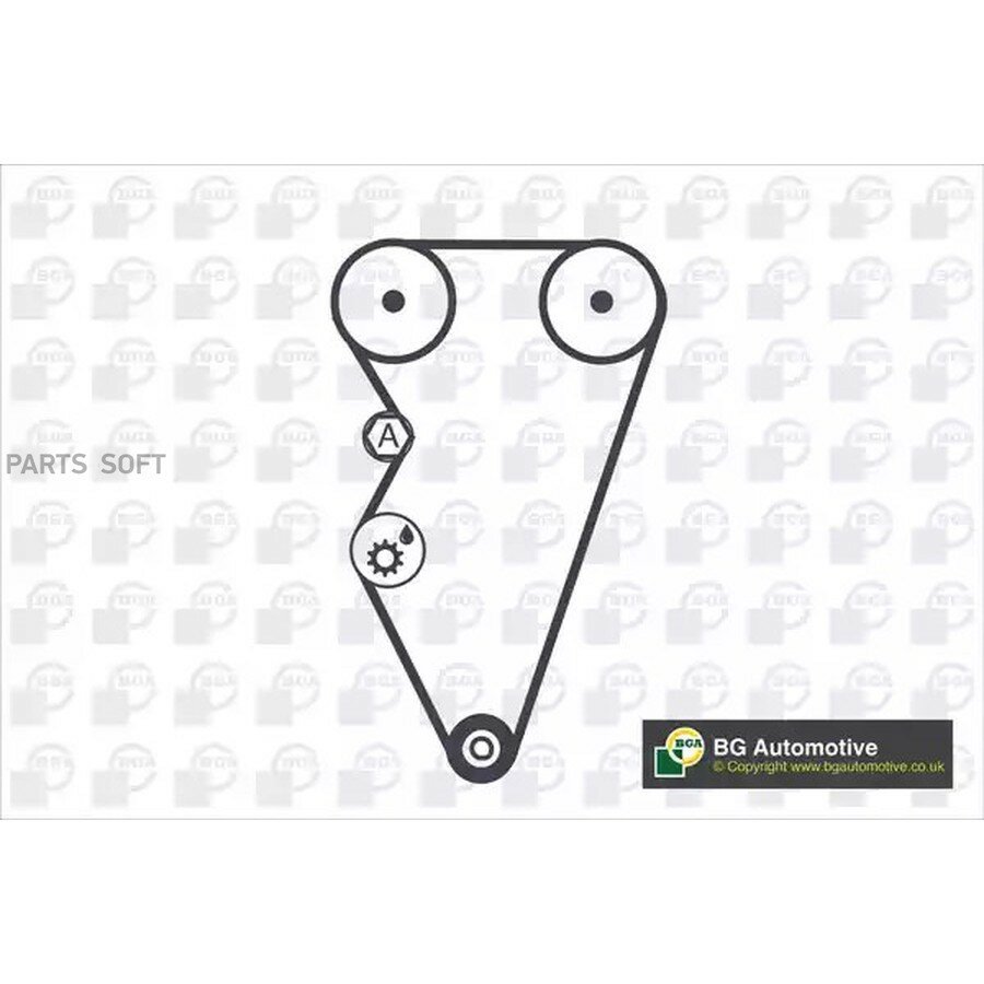 Комплект ГРМ LAND ROVER FREELANDER I 1.8 98-06 / ROVER 25, 200, 400, 45, 600, 75, STREETWISE 1.1-1.8 (ремень+ролик) BGA TB4200K | цена за 1 шт