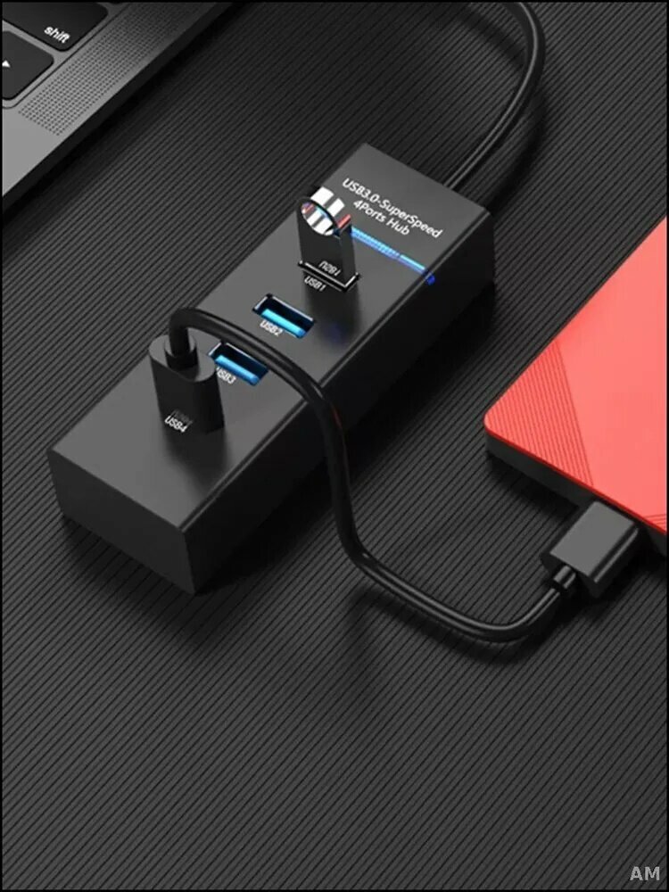 USB hub хаб 3.0 — фото 1