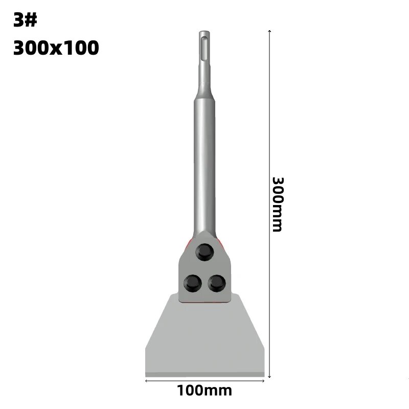 Скребок для пола SDS Plus, инструмент для удаления плитки, удаления раствора, ламината, 02B 300x100