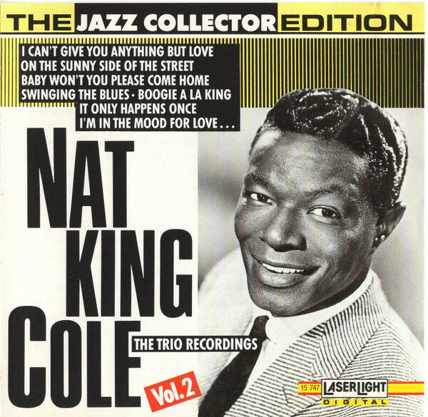 Nat King Cole - The Trio Recordings, Vol. 2 (1CD-Аудио, США 1991, NM/VG)