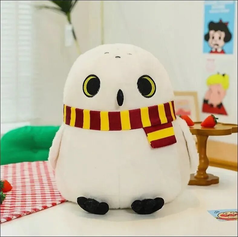 Мягкая плюшевая игрушка сова Букля Гарри Поттер из Гарри Поттера, плюш