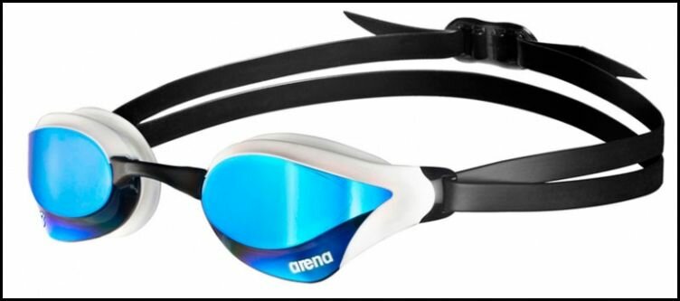 Эксклюзивные плавательные очки Arena Cobra Core Mirror White