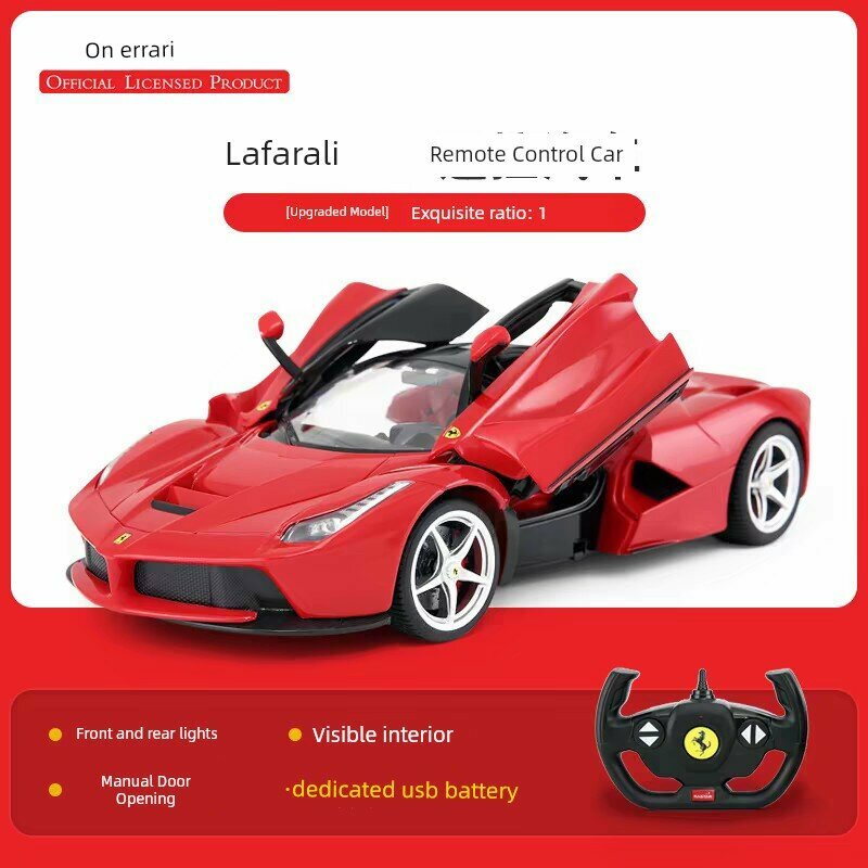 Масштаб 1:14, Радиоуправляемая машина Ferrari для детей, зарядная модель с базовым комплектом