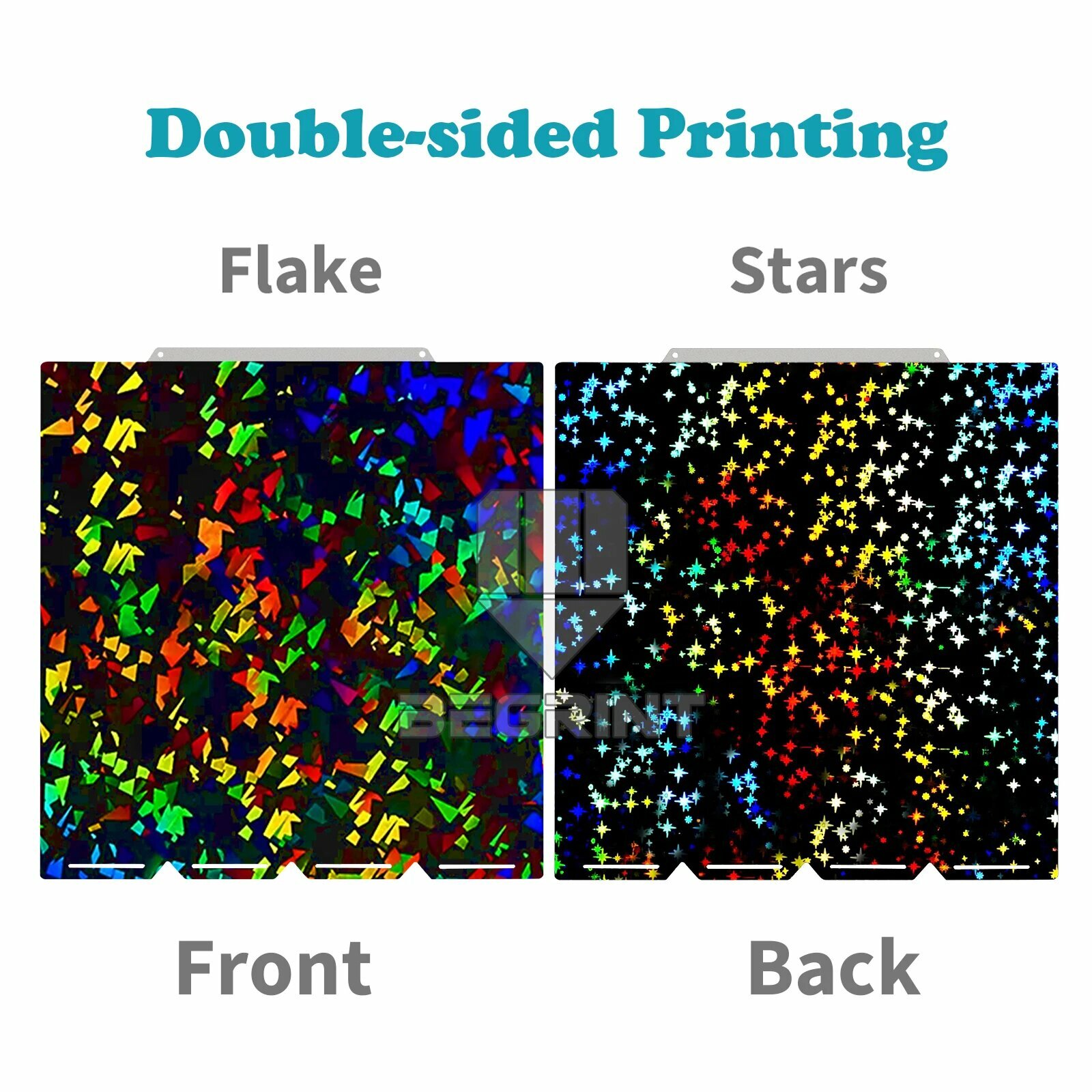 PEI пластина 270x270 мм Stars-Flake