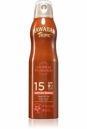 Средство солнцезащитное Hawaiian Tropic Glowing Protection Dry Oil Spray, 177 мл