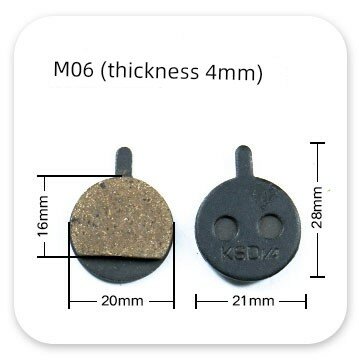 Высококачественные дисковые тормозные колодки BB5 Shimano BB7 совместимые с парой M06 для электровелосипедов и складных
