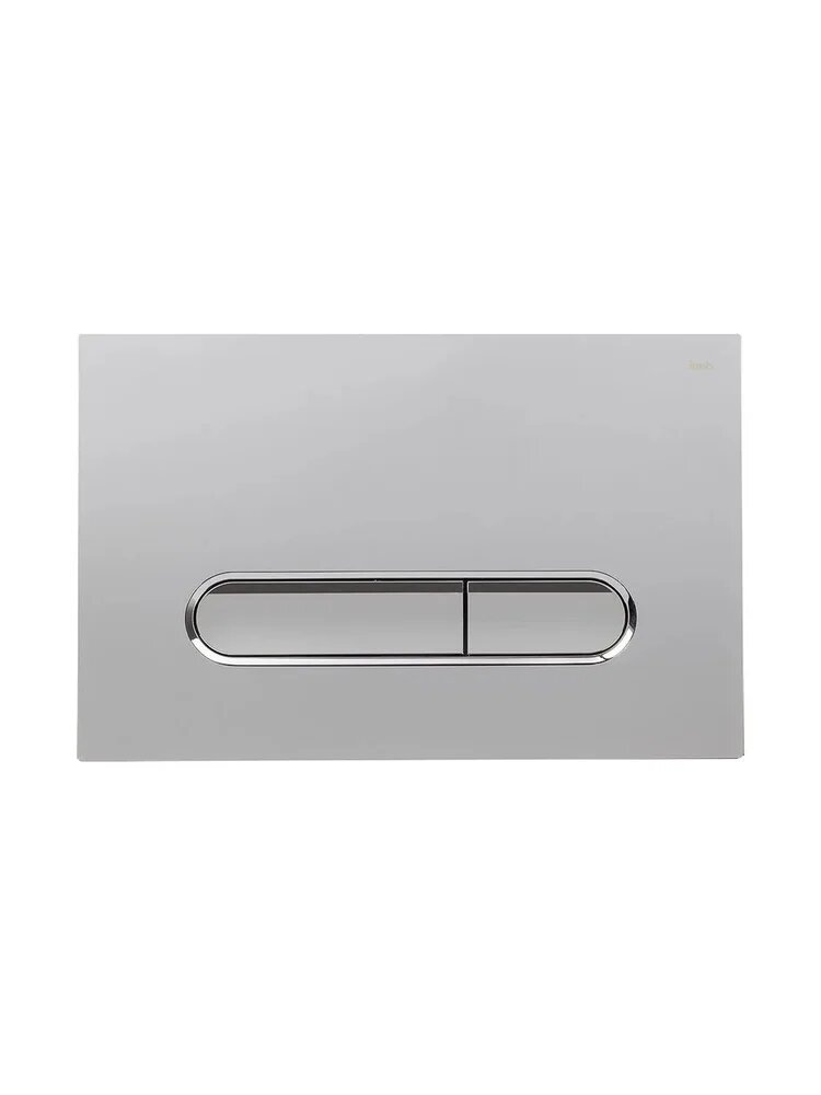 Кнопка смыва для унитаза IDDIS Unifix UNI70M0i77 хром, матовая, кнопка для инсталляции, двойной смыв