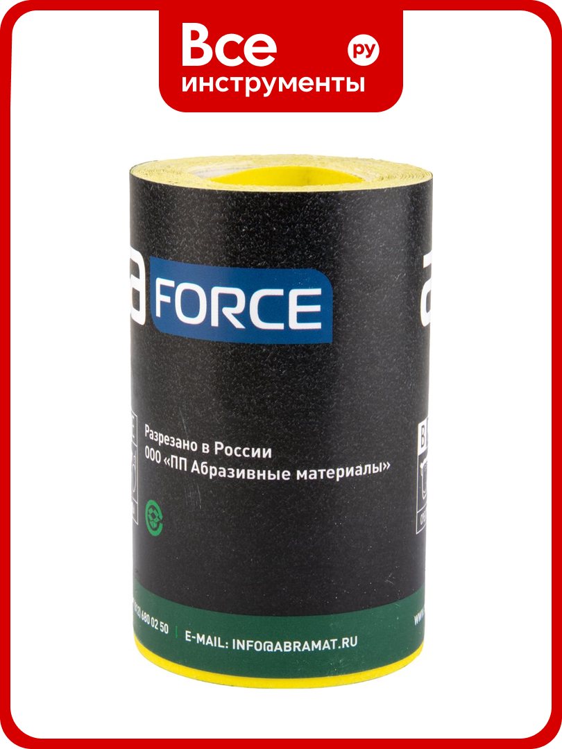 Бумага наждачная Abraforce, для ручной обработки различных материалов, на бумажной основе, с покрытием из оксида