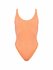 Купальник DIESEL Logo-plaque swimsuit, размер XL, зеленый/оранжевый