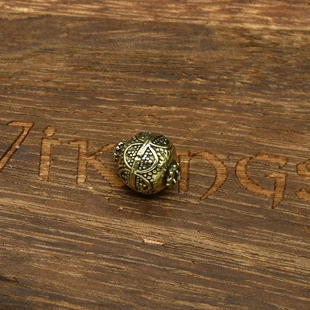 Винтажные славянские бусины Lunula Viking из цинкового сплава style3 antiquebronze