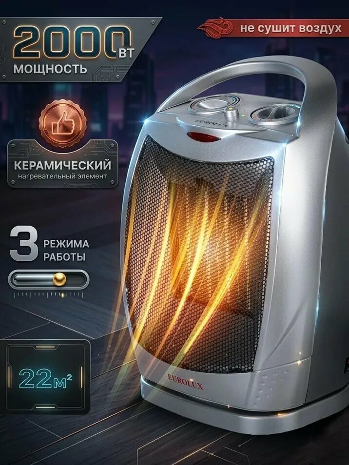 Тепловентилятор Eurolux ТВК-2