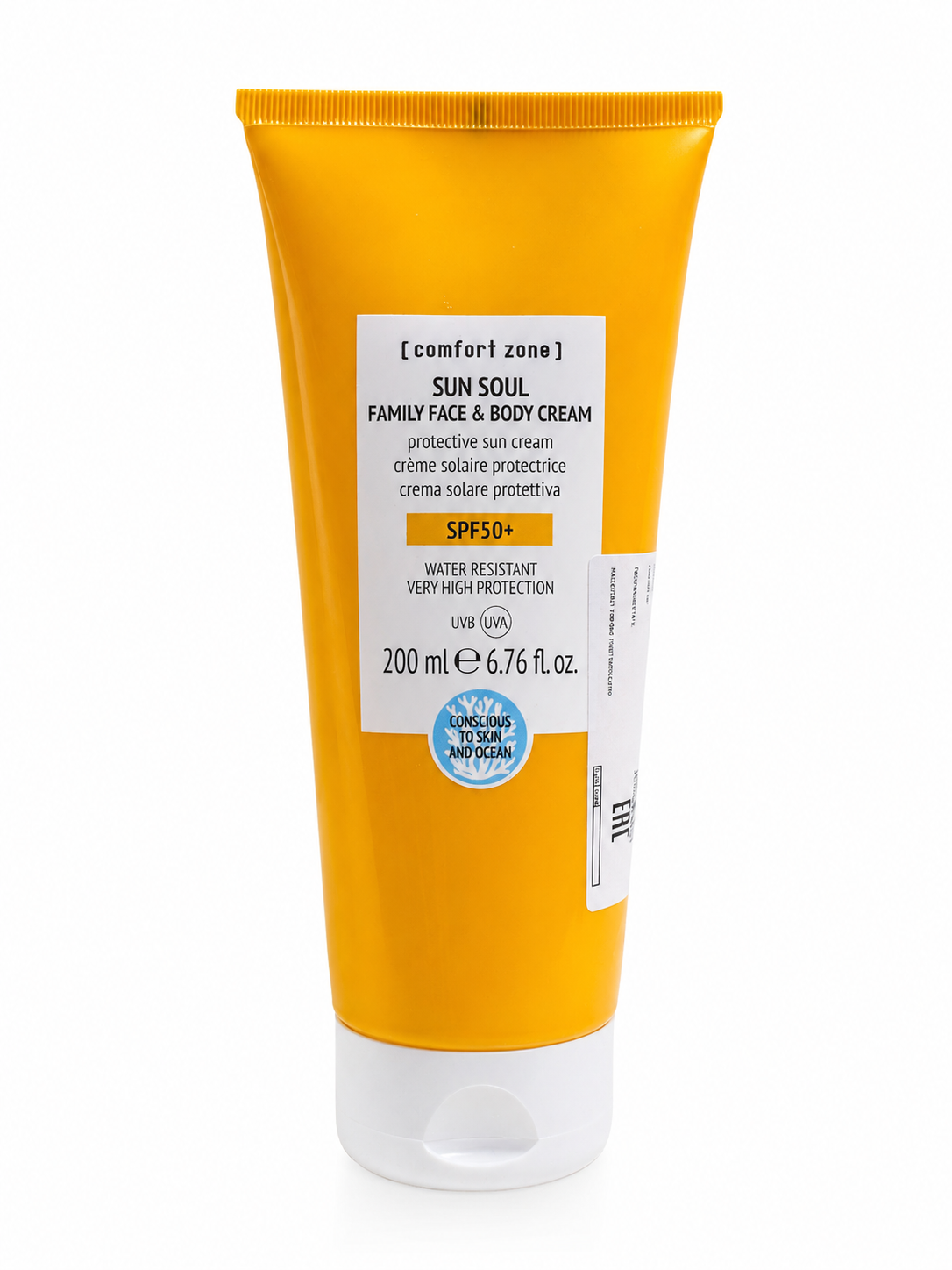 COMFORT ZONE SUN SOUL FAMILY FACE & BODY CREAM SPF50+ Солнцезащитный водостойкий крем для взрослых и детей SPF50+ 200 мл