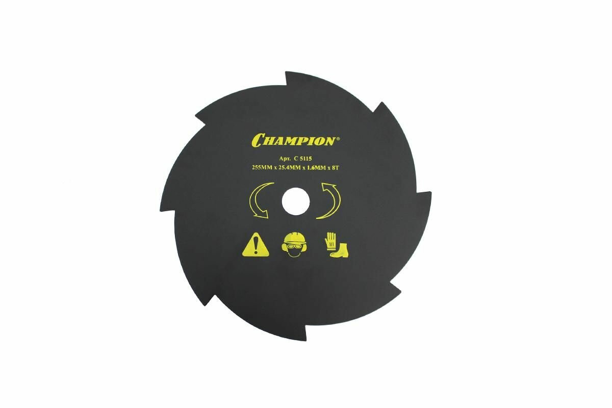 Нож для жесткой травы тип А Champion 8х255х25,4