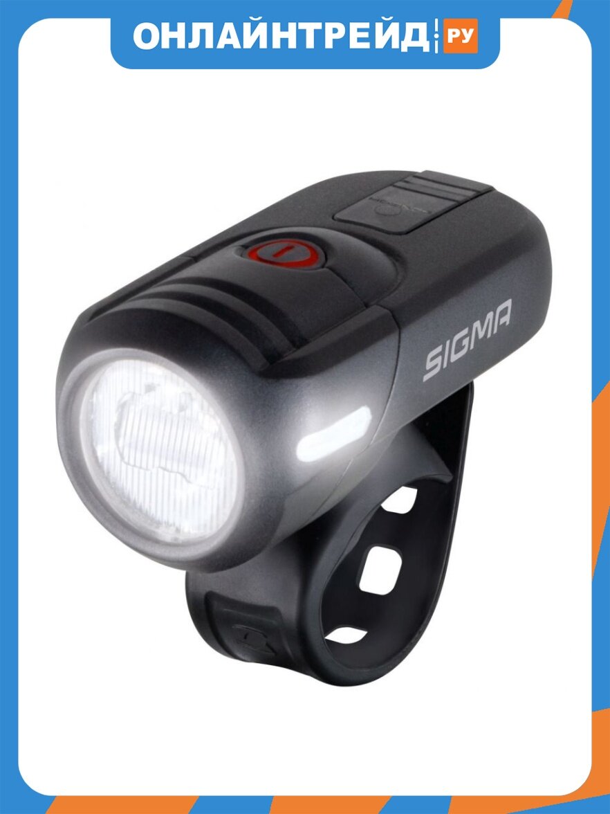 Фара передняя Sigma Sport AURA 45 USB: эффективность 45 лм, зарядка через USB, SIGMA-17450