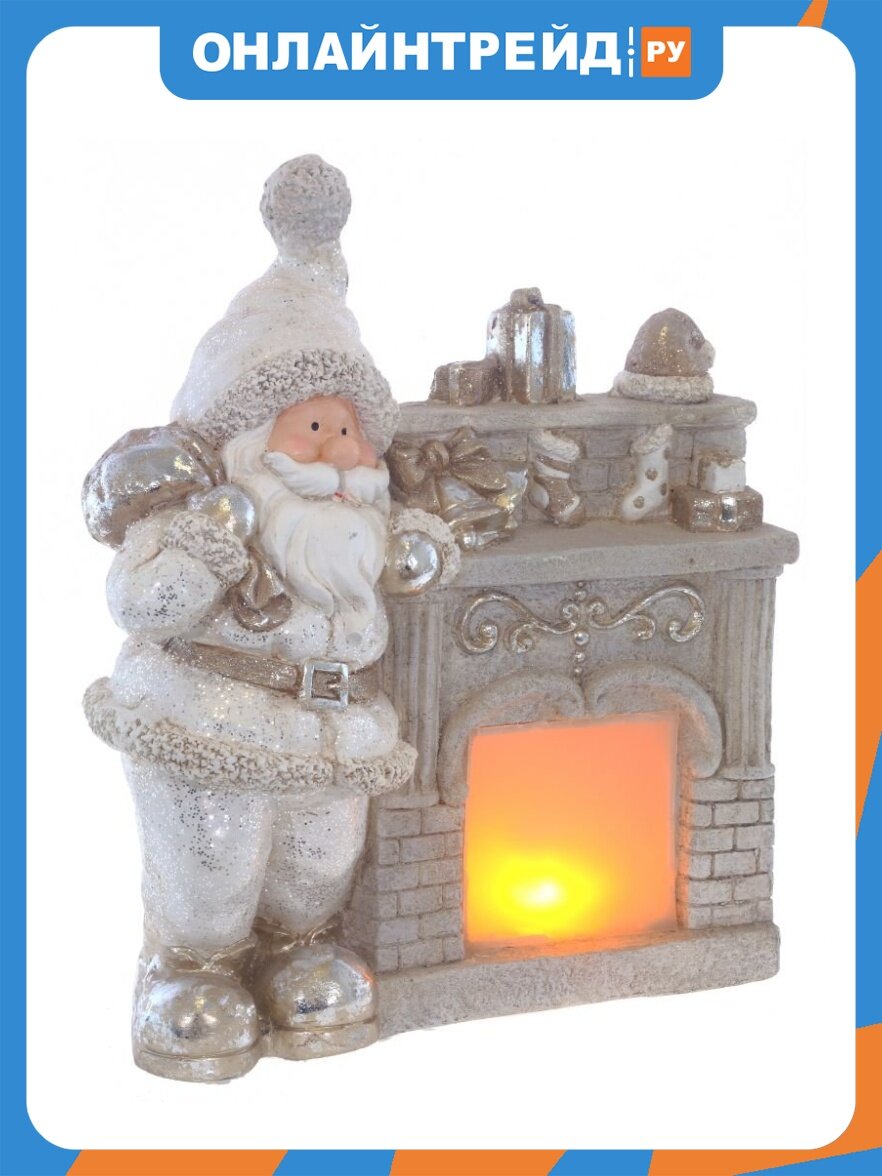 Фигурка Remeco Collection "Камин" с подсветкой (АААх3, не вход.), 36х16х46 см (755167)