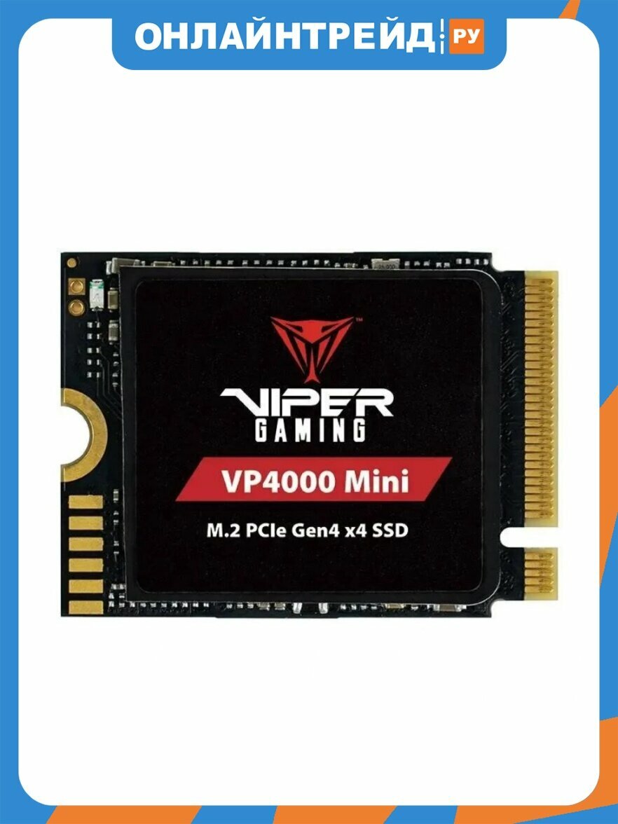 SSD диск Patriot Memory Patriot VP4000 Mini, 500GB, M.2 2230, PCIe 4.0 x4, NVMe (VP4000M500GM23)