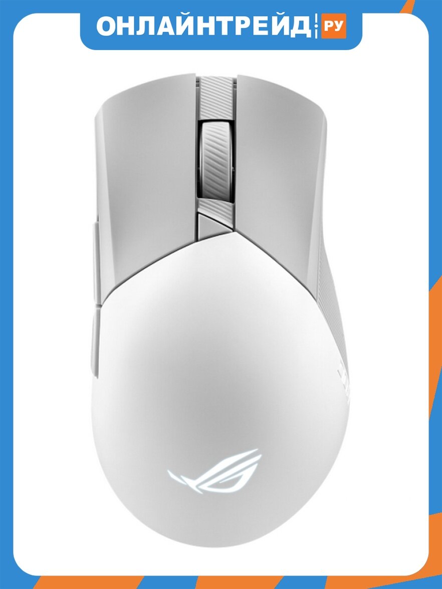 Мышь беспроводная/проводная Asus P711 ROG Gladius III Wireless AimPoint белый (90MP02Y0-BMUA10)
