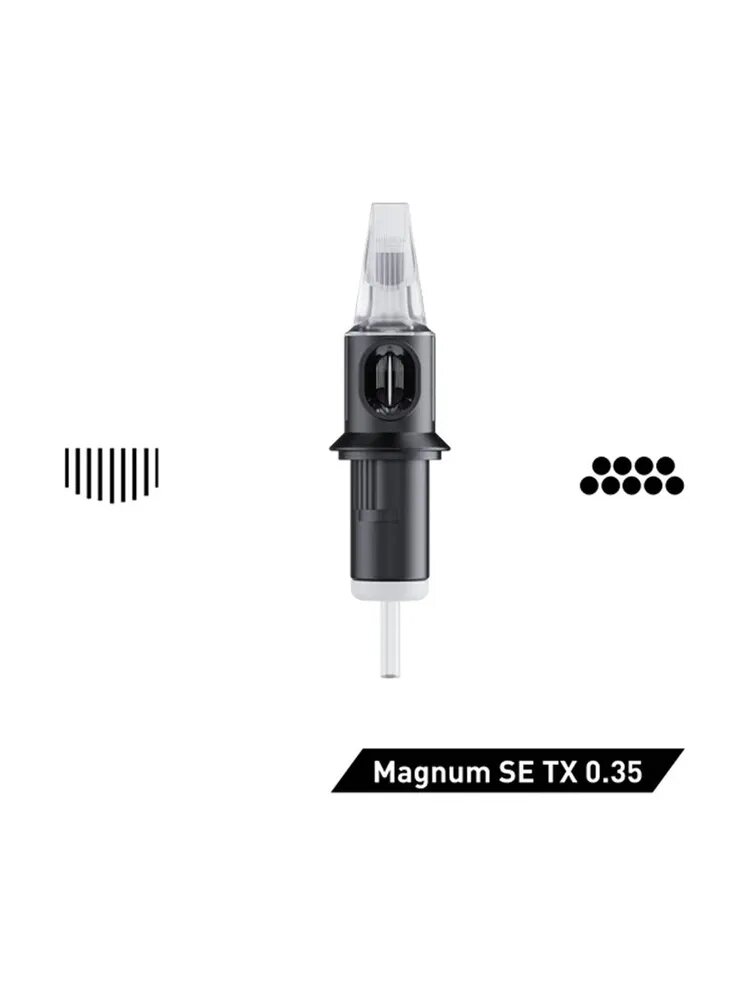 Cheyenne Safety (9-magnum-se-tx-0.35 lt) - Картриджи Magnum Soft Edge Textured Long Taper для тату по 20 шт